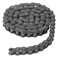 Roller chains single DIN ISO 606, curved link plate | norelem