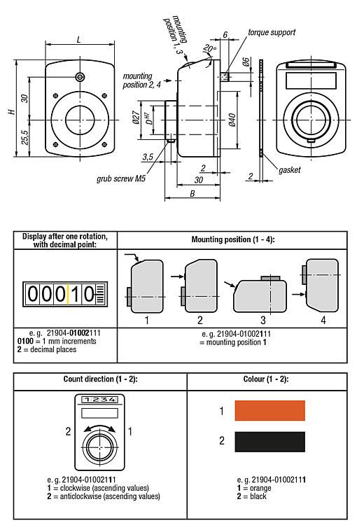 Position indicators | norelem